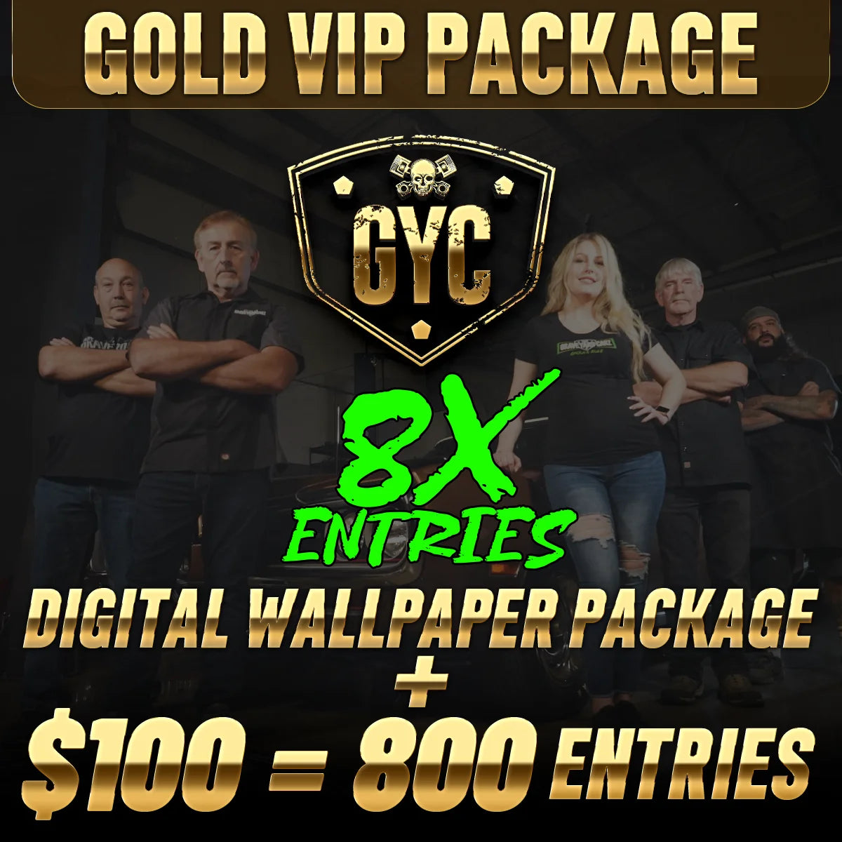 Gold VIP Package – GYC Merch Store